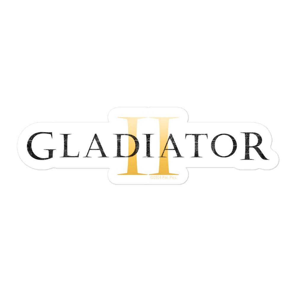 Gladiator II Logo Die Cut Sticker – Paramount Shop
