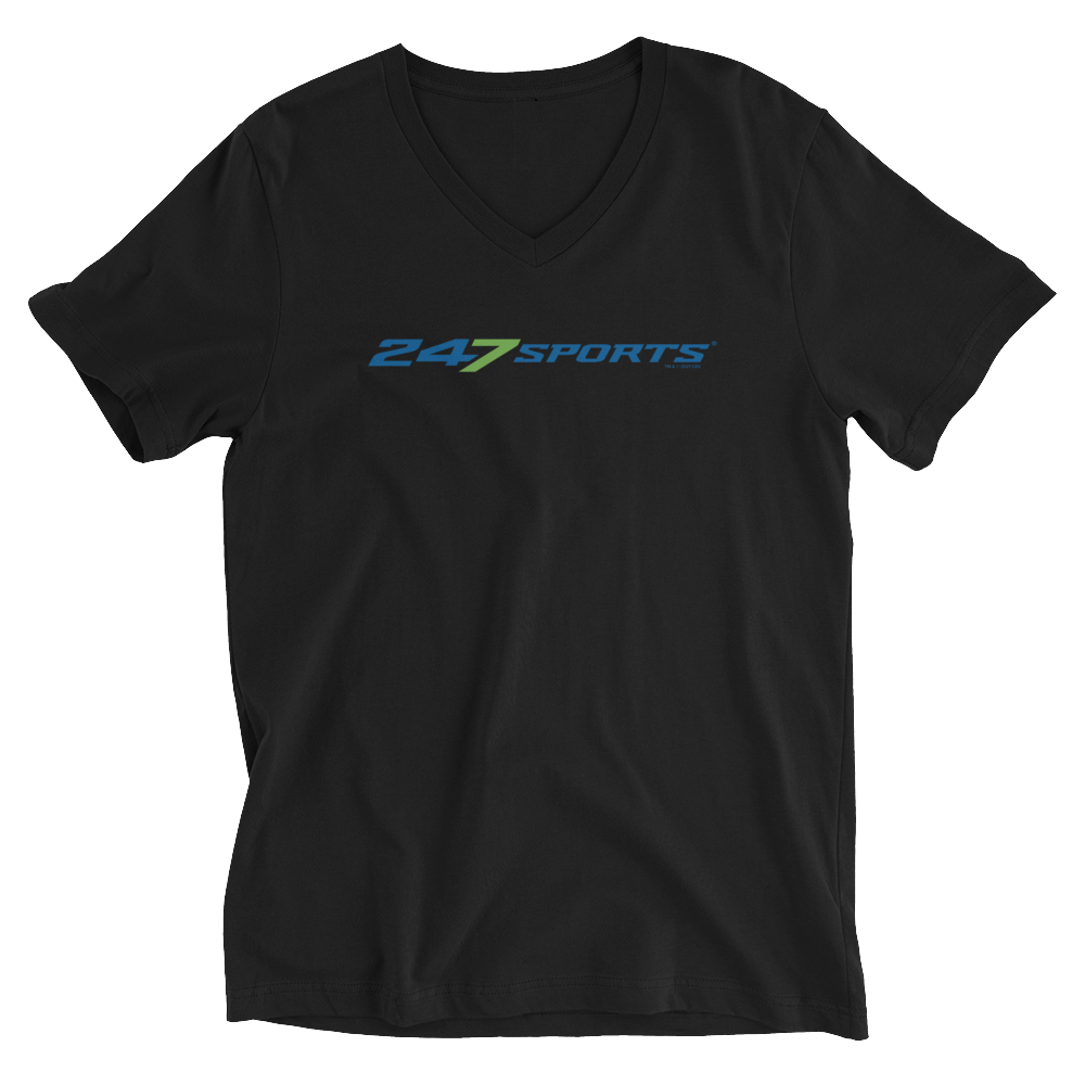 247 Sports Logo T-shirt à col en V et à manches courtes – Paramount Shop