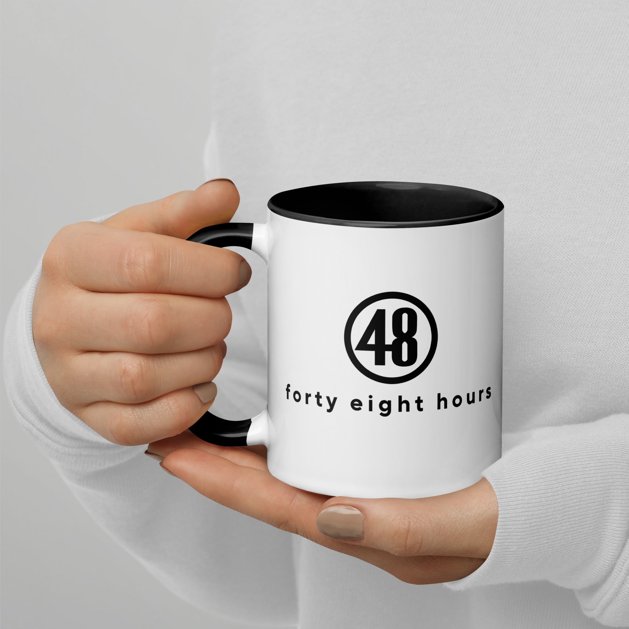 48 Hours Logo Two-tone Black Mug – Paramount Shop