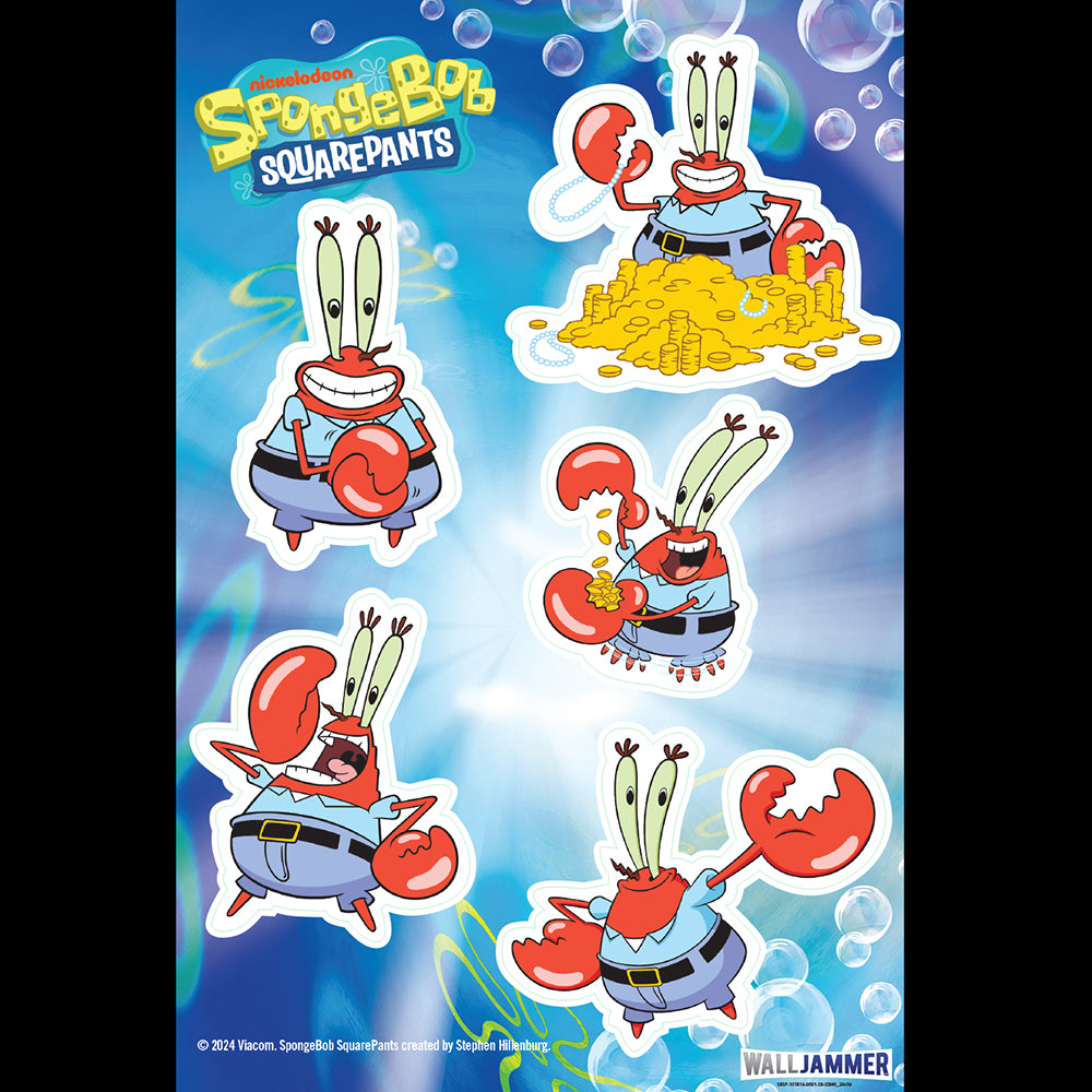 Spongebob Squarepants Mr. Krabs Wall Stickers – Paramount Shop