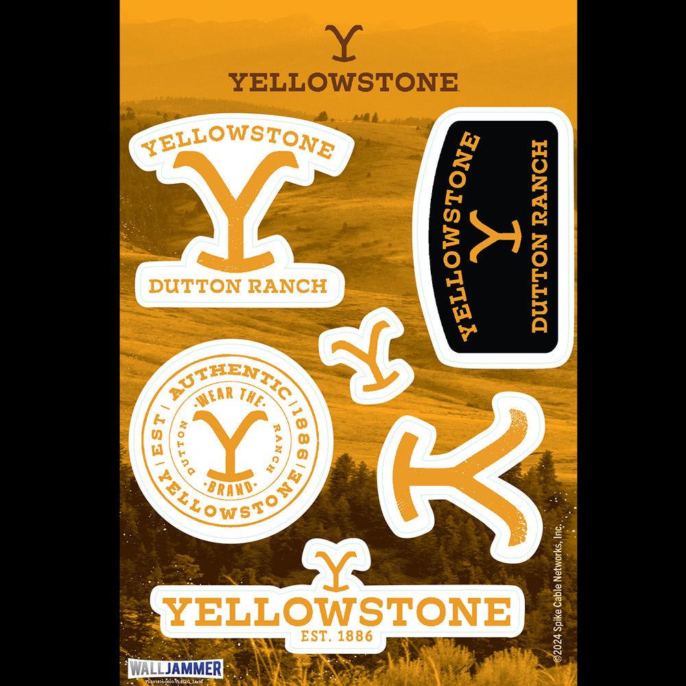 Yellowstone Logo Wall Stickers – Paramount Shop