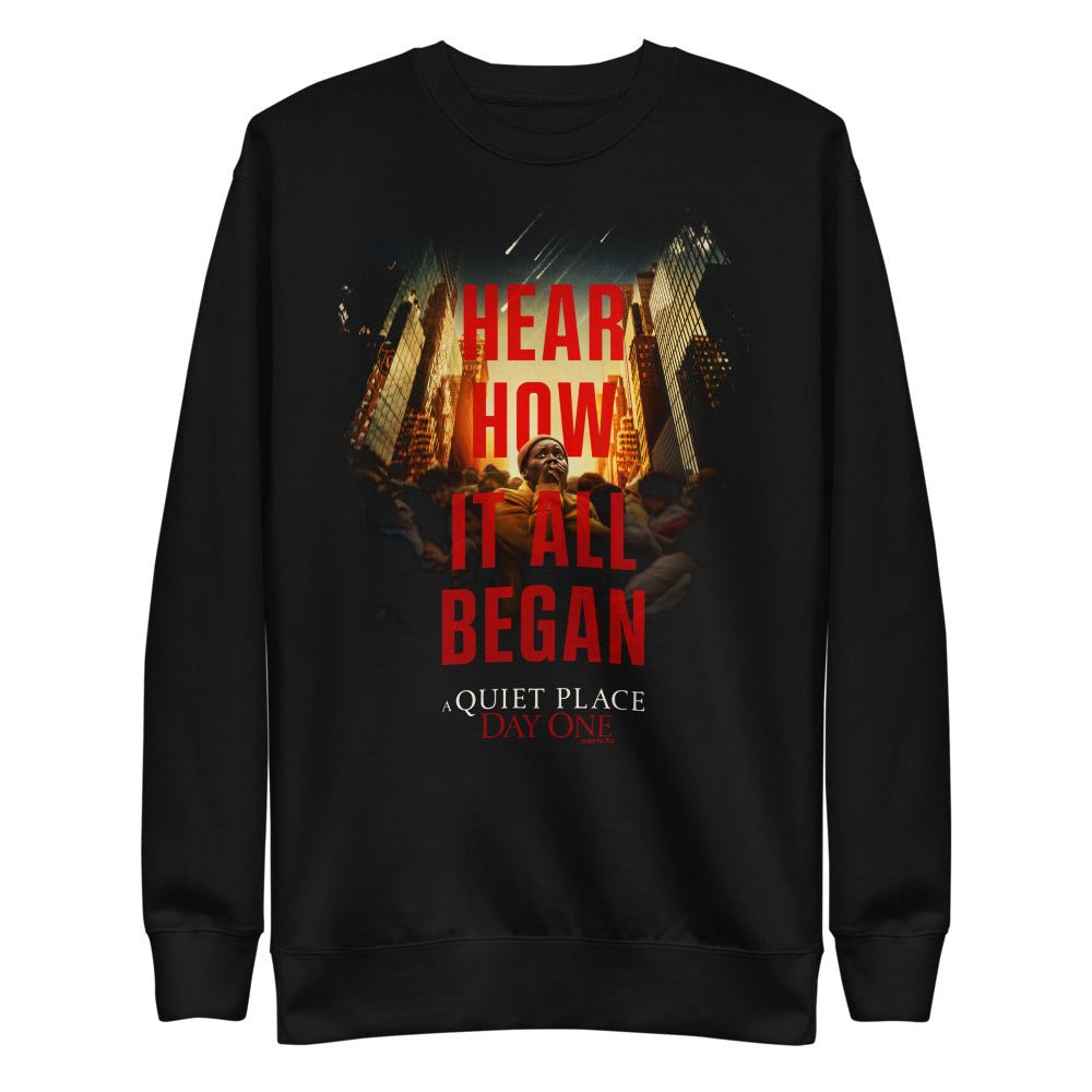 A Quiet Place: Day One Hear How It All Began Poster Unisex Crewneck ...
