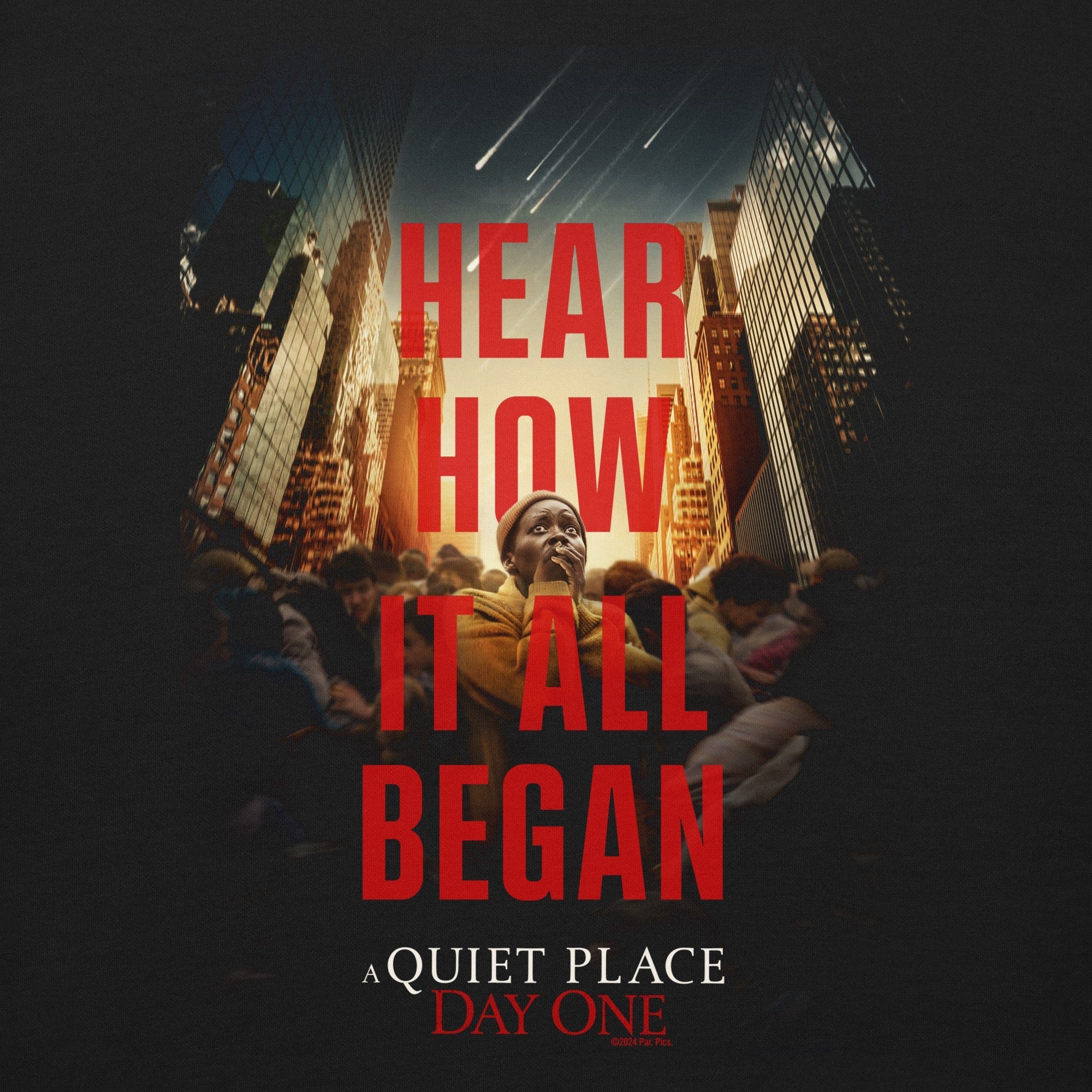 A Quiet Place: Day One Hear How It All Began Poster Unisex Crewneck ...