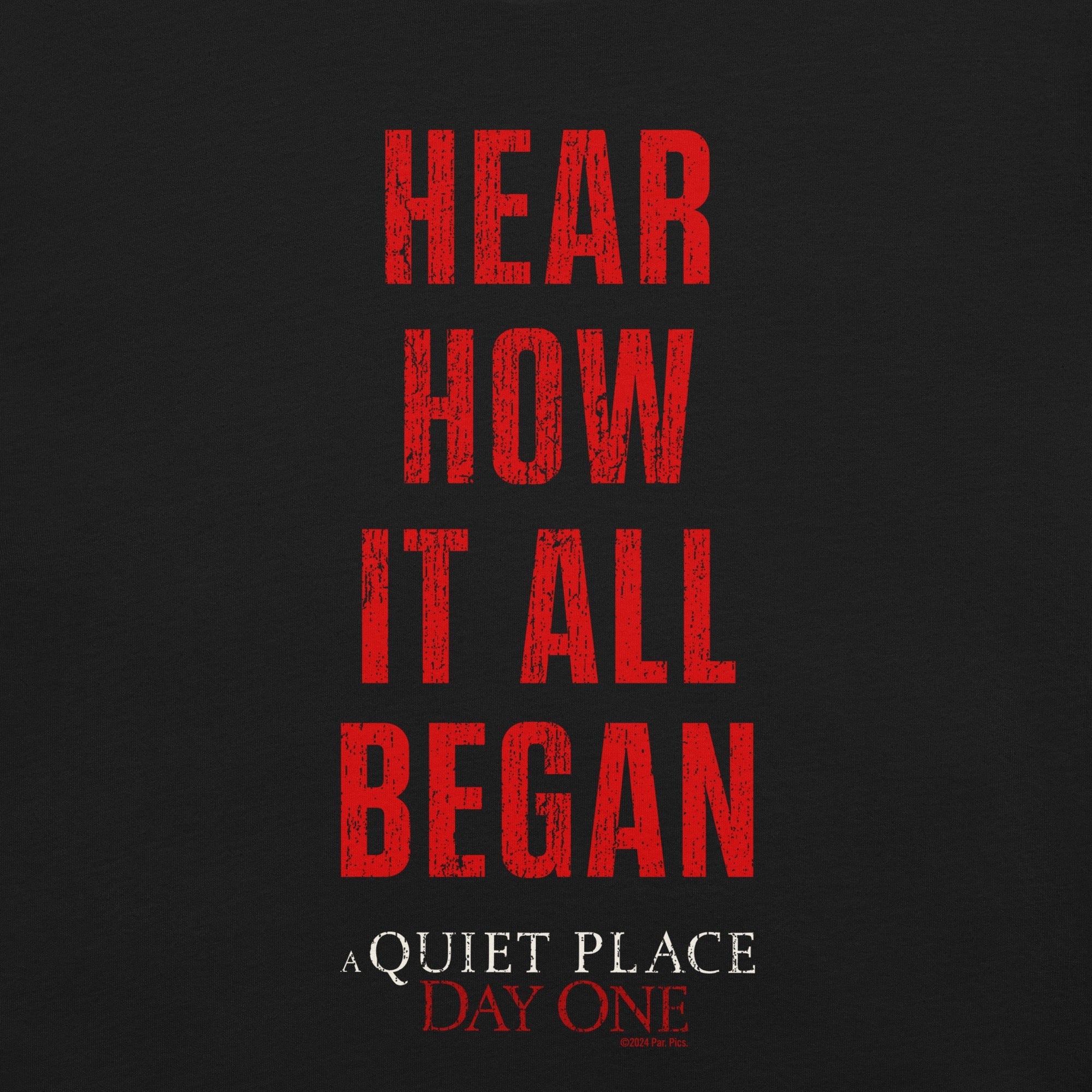 Ein ruhiger Ort: Tag eins höre, wie alles der Aufkleber begann ...