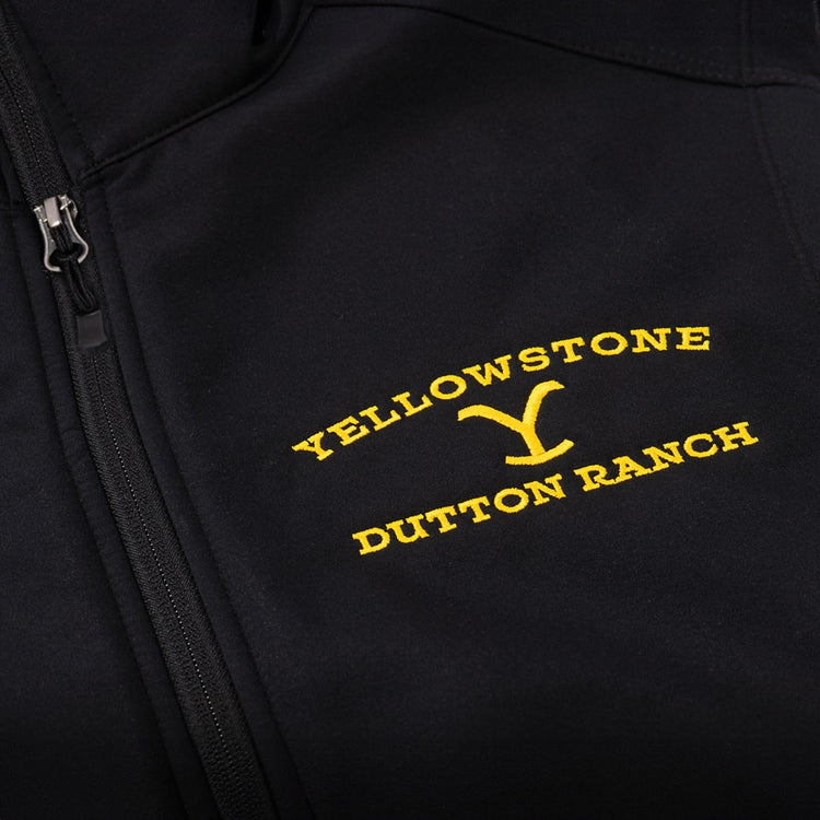 As Seen On Yellowstone Dutton Ranch Logo Core Soft Shell Vest ...