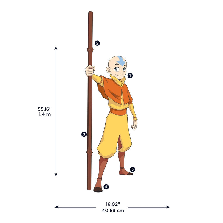 Avatar: The Last Airbender Aang Giant Wall Decals – Paramount Shop