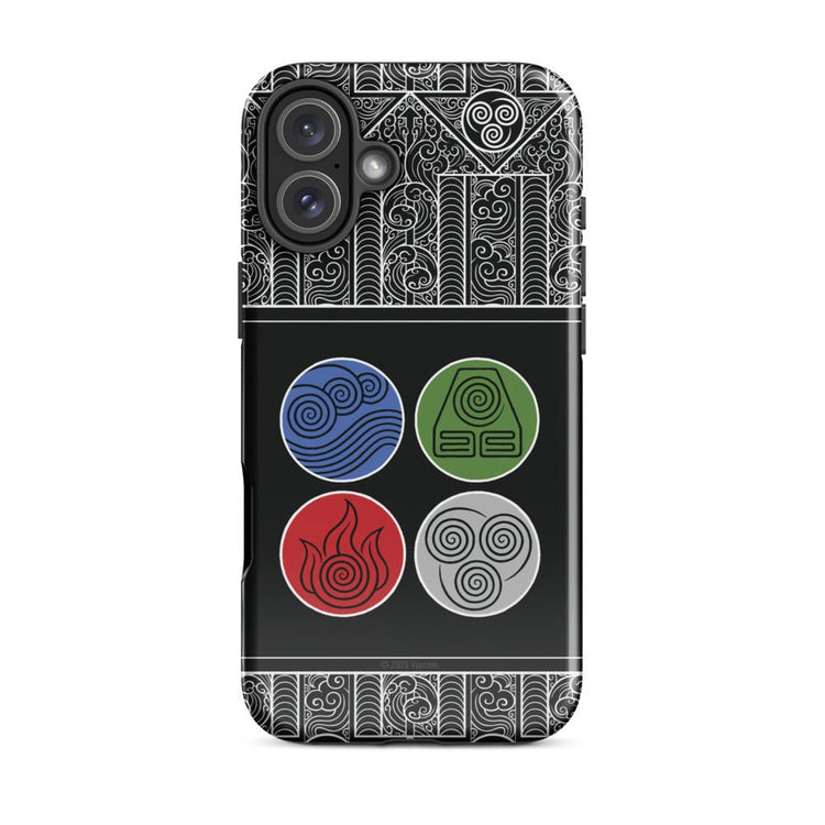Avatar: The Last Airbender Water Earth Fire Air iPhone Case – Paramount ...