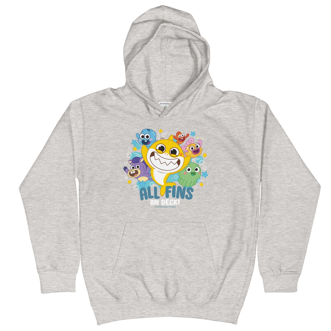 Baby Shark All Fins On Deck Kids Hooded Sweatshirt – Paramount Shop