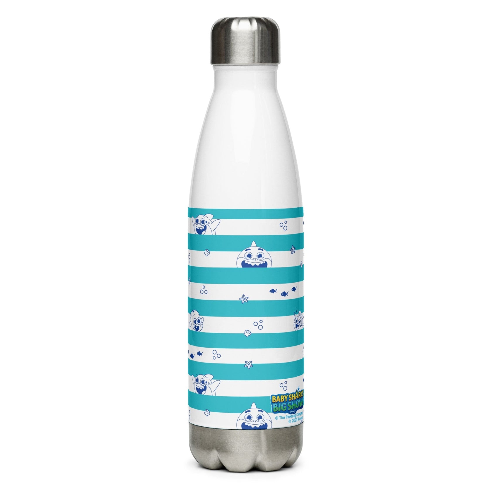 Baby Shark Striped Stainless Steel Water Bottle – Paramount Shop