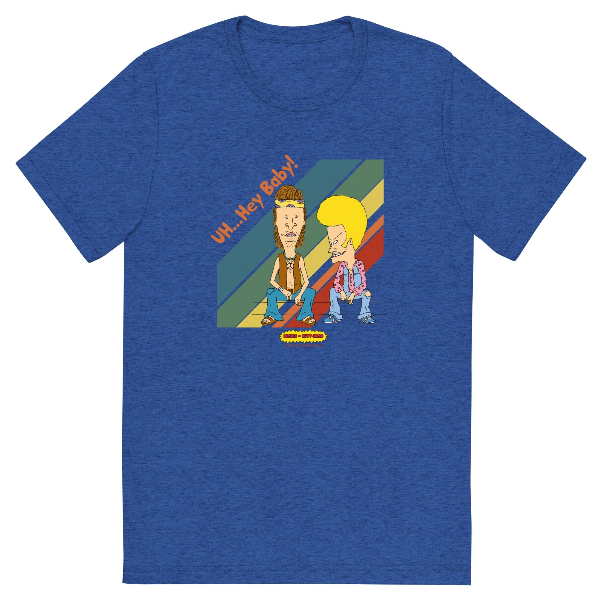 Beavis y Butt-Head Hey Bebé Adultos Camiseta Tri-Blend – Paramount Shop