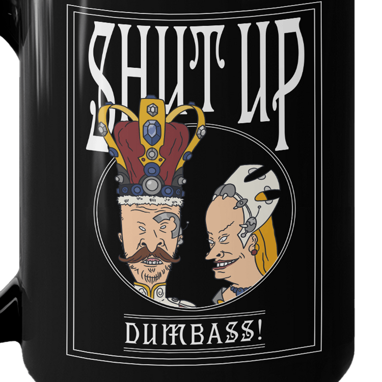 Beavis & Butt-Head Shut Up Black Mug – Paramount Shop