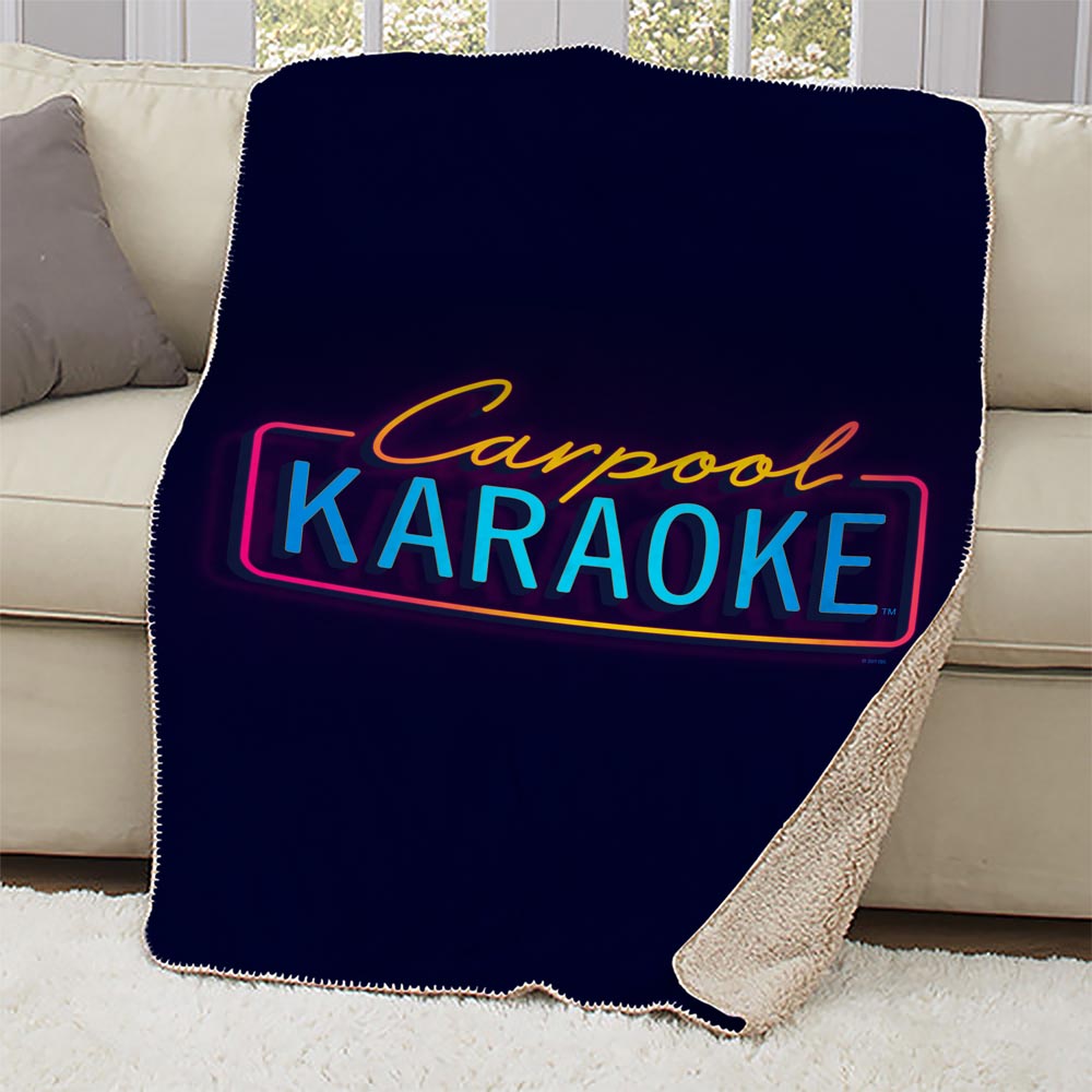 Carpool Karaoke Néon Logo Couverture Sherpa – Paramount Shop