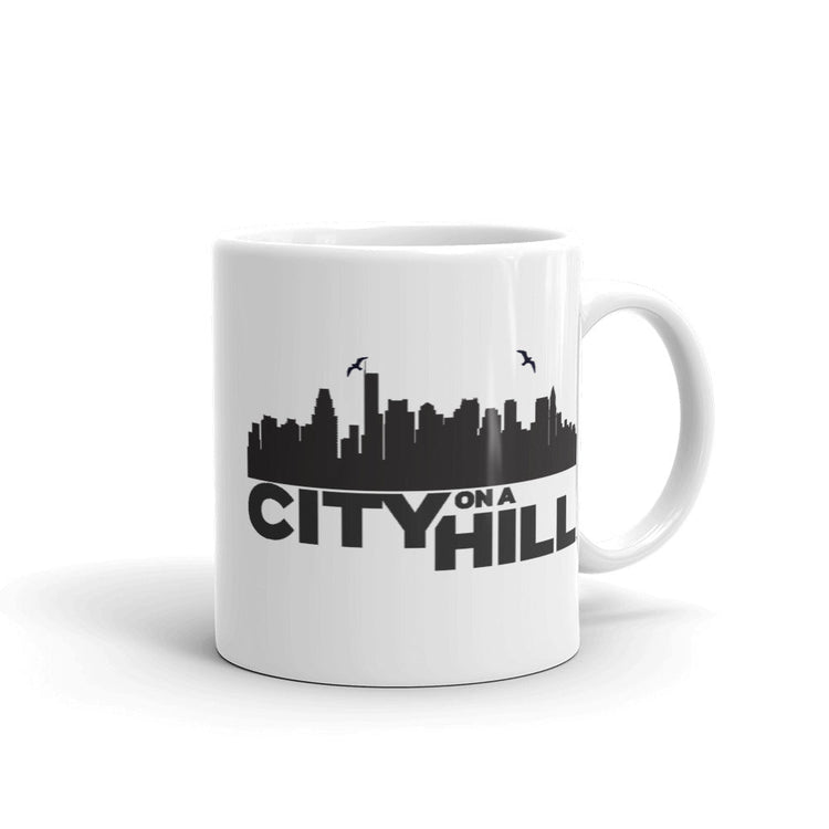 City on a Hill Skyline White Mug – Paramount Shop