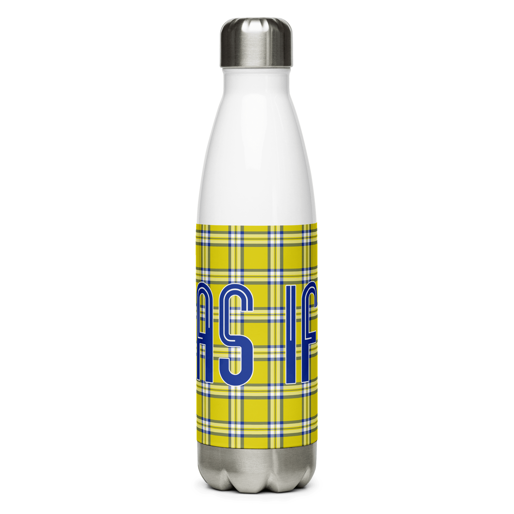 Clueless Yellow Plaid Stainless Steel Water Bottle – Paramount Shop