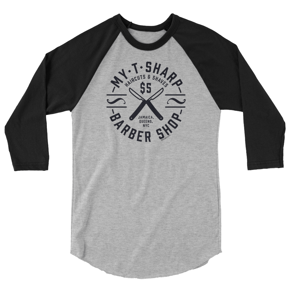 Coming To America My-t-Sharp Barber Shop Unisex 3/4 Ärmel -Raglan -Hemd ...