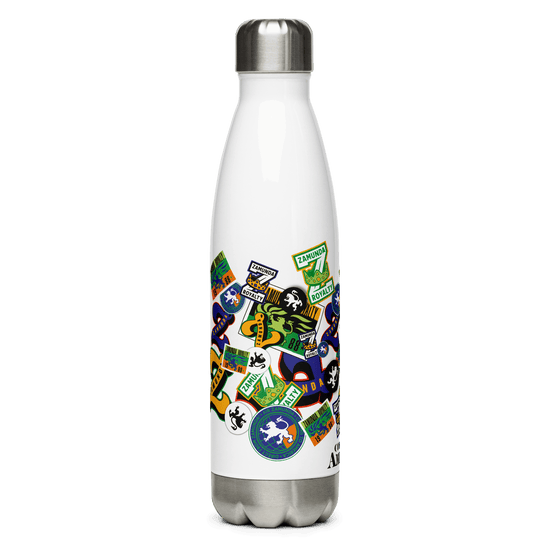 Coming To America Zamunda Pattern Stainless Steel Water Bottle ...