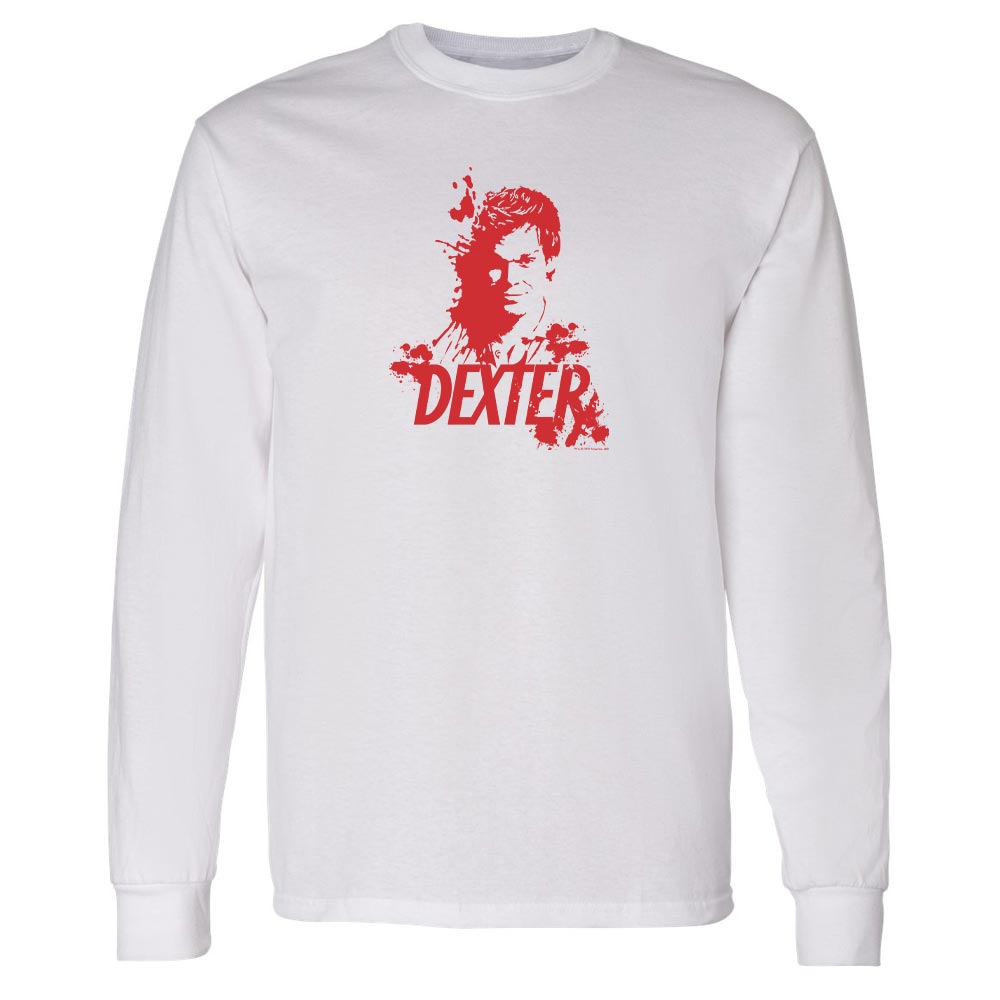 Dexter Salpicaduras de sangre Dexter Adultos Camiseta de manga larga ...