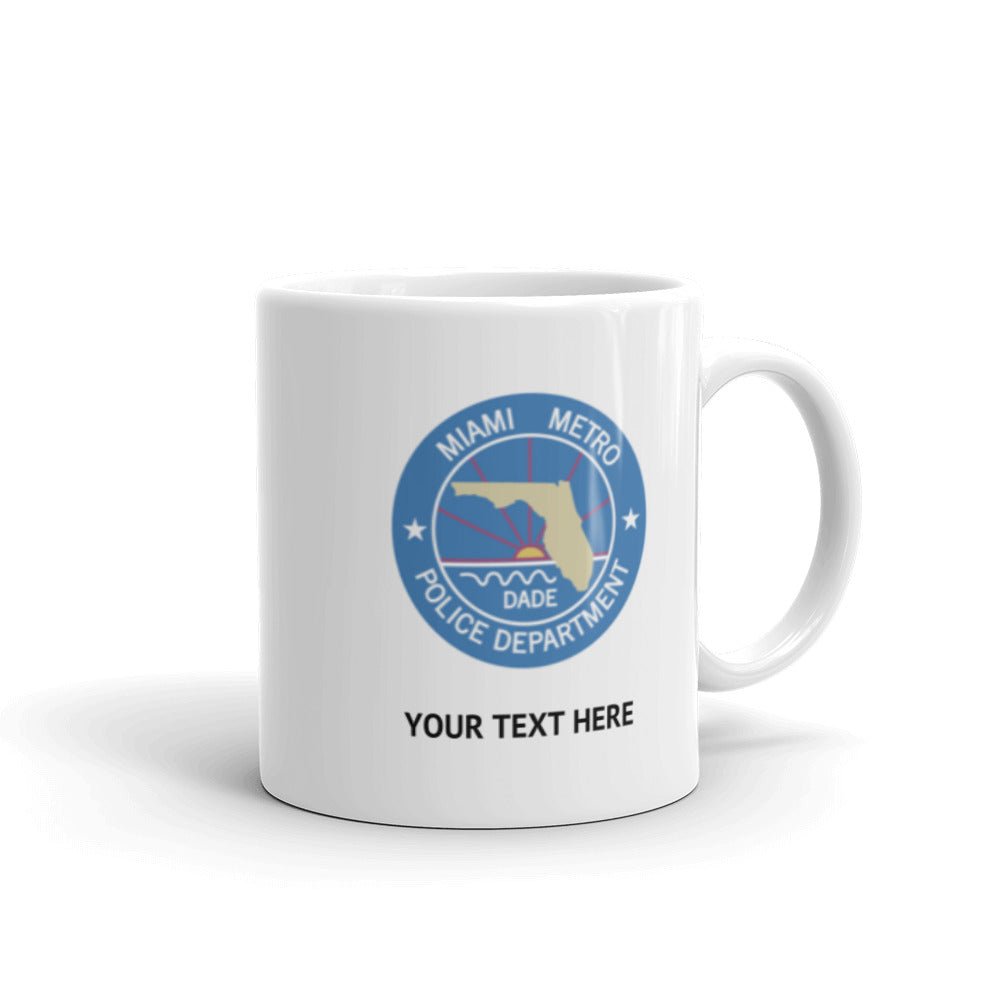 Dexter Insignia de la Policía Metropolitana de Miami Personalizado Taza ...
