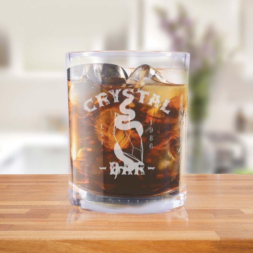 Dexter: New Blood Vaso de cristal grabado con láser – Paramount Shop