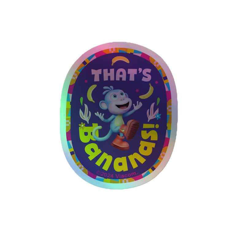 Dora The Explorer Boots That's Bananas! Holographic Sticker – Paramount ...