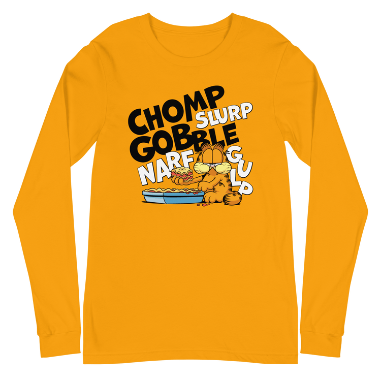 Garfield CHOMP Adult Long Sleeve T-Shirt – Paramount Shop