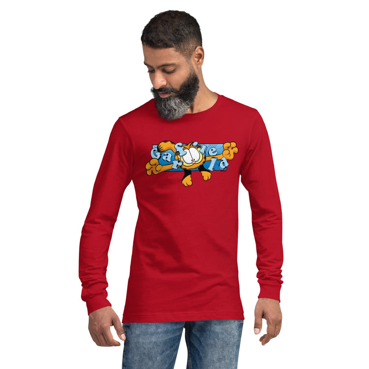 Garfield Flying Garfield Adult Long Sleeve T-Shirt – Paramount Shop