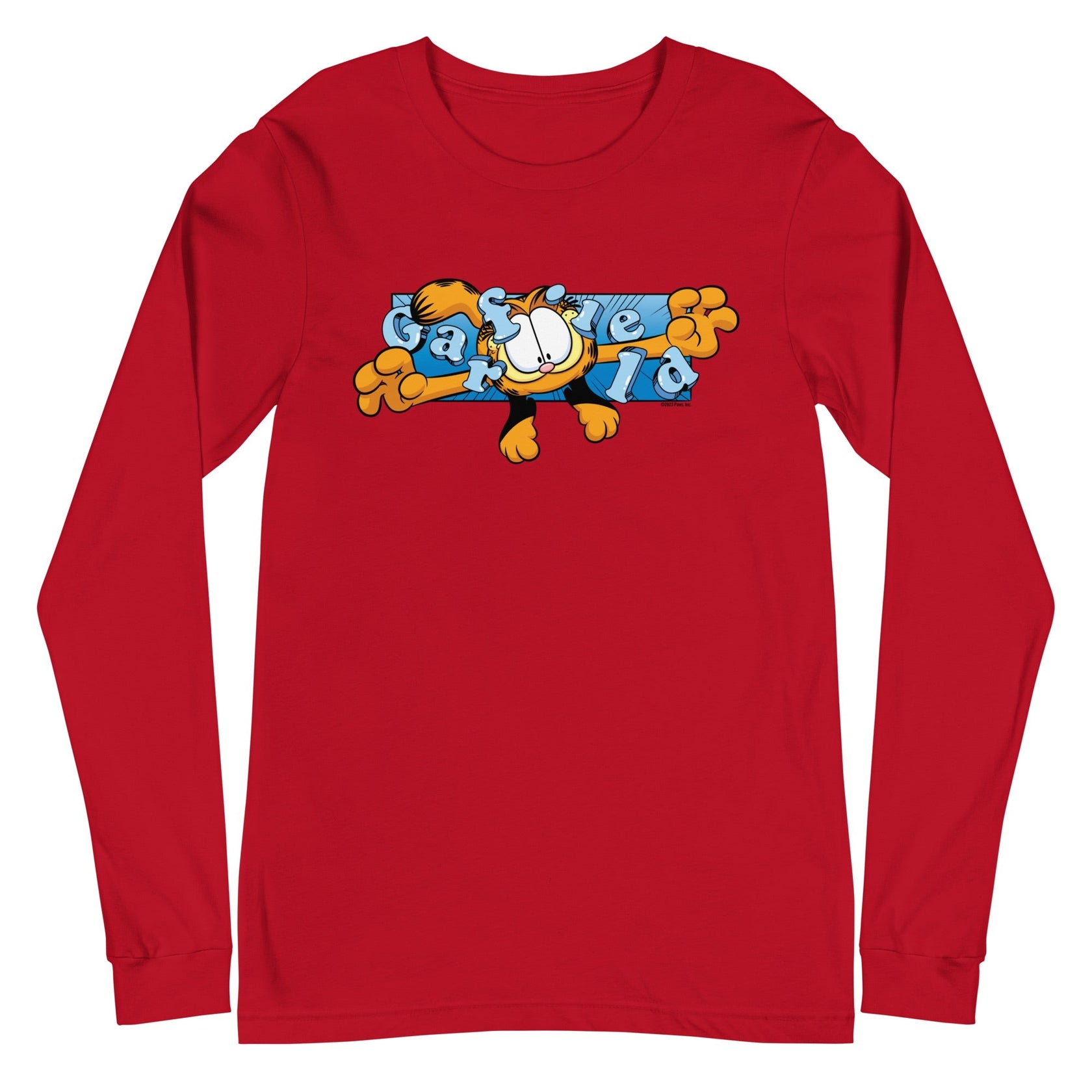 Garfield Flying Garfield Adult Long Sleeve T-Shirt – Paramount Shop