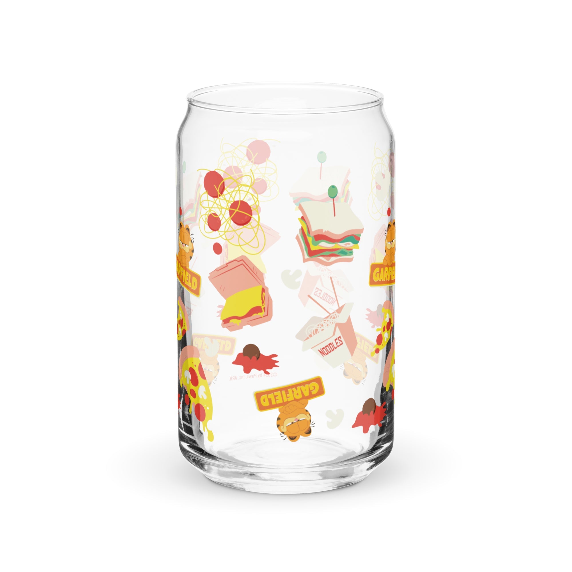 Garfield Movie Food Can Glass – Paramount Shop
