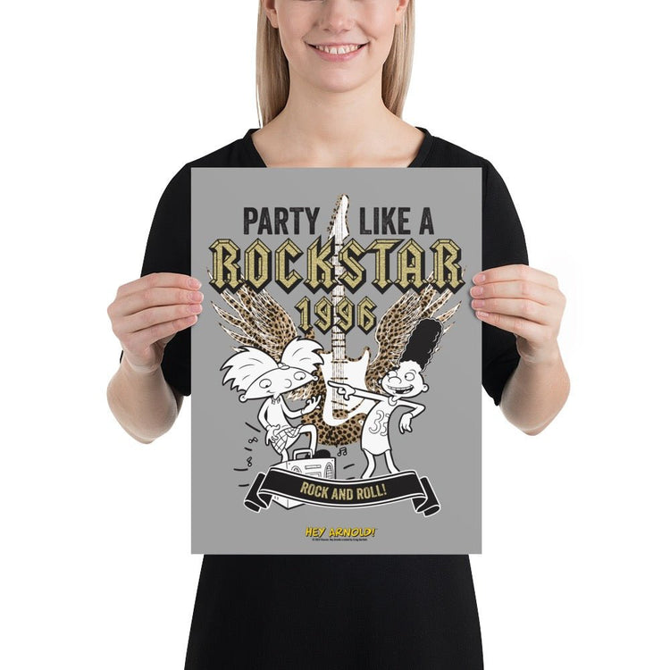 Hey Arnold! Party Like a Rockstar Premium Matte Paper Poster ...