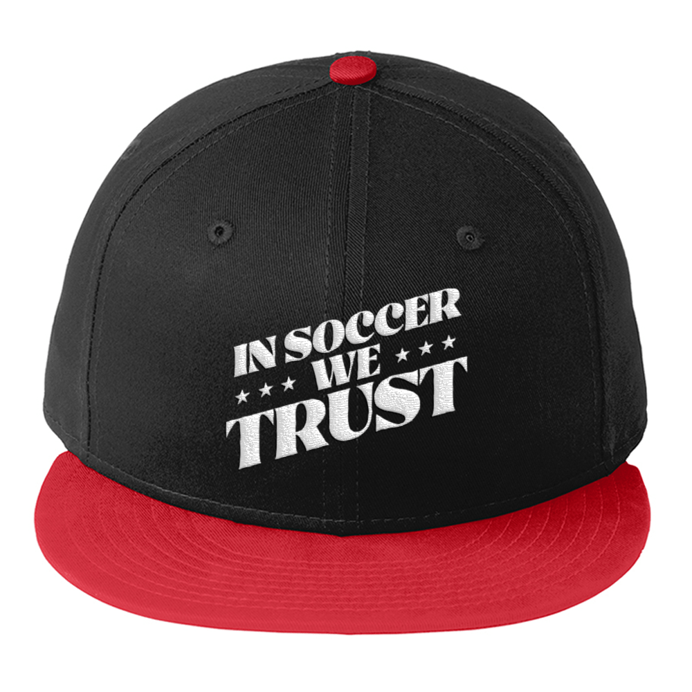 In Soccer We Trust Podcast Logo Gorra de visera plana bordada ...