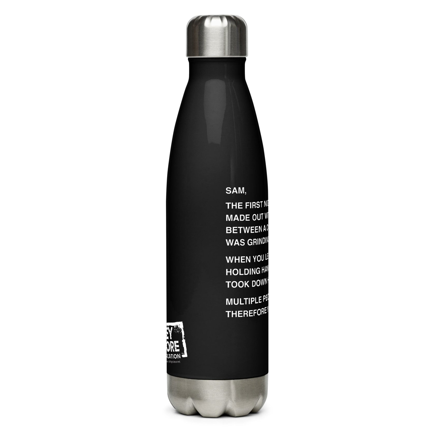 Jersey Shore Family Vacation Sam Note Water Bottle – Paramount Shop