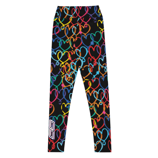 JoJo Siwa Hearts High-Waisted Leggings – Paramount Shop