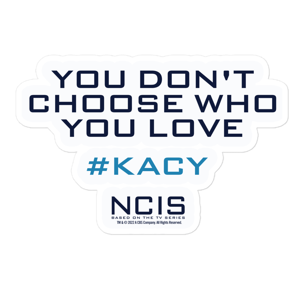 NCIS Kacy Zitat Die Cut Aufkleber Paramount Shop NCIS Kacy Zitat Die Cut Aufkleber Paramount Shop