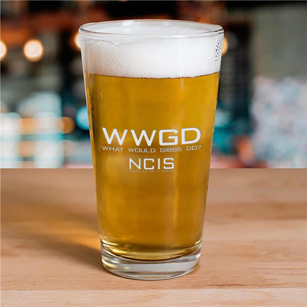 NCIS WWGD Laser Engraved Pint Glass – Paramount Shop