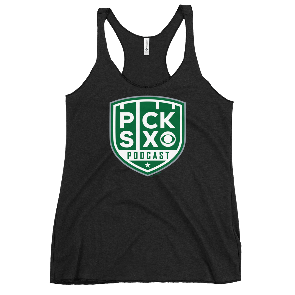 Pick Six Podcast Logo FemmesDébardeur 's Tri-Blend Racerback ...