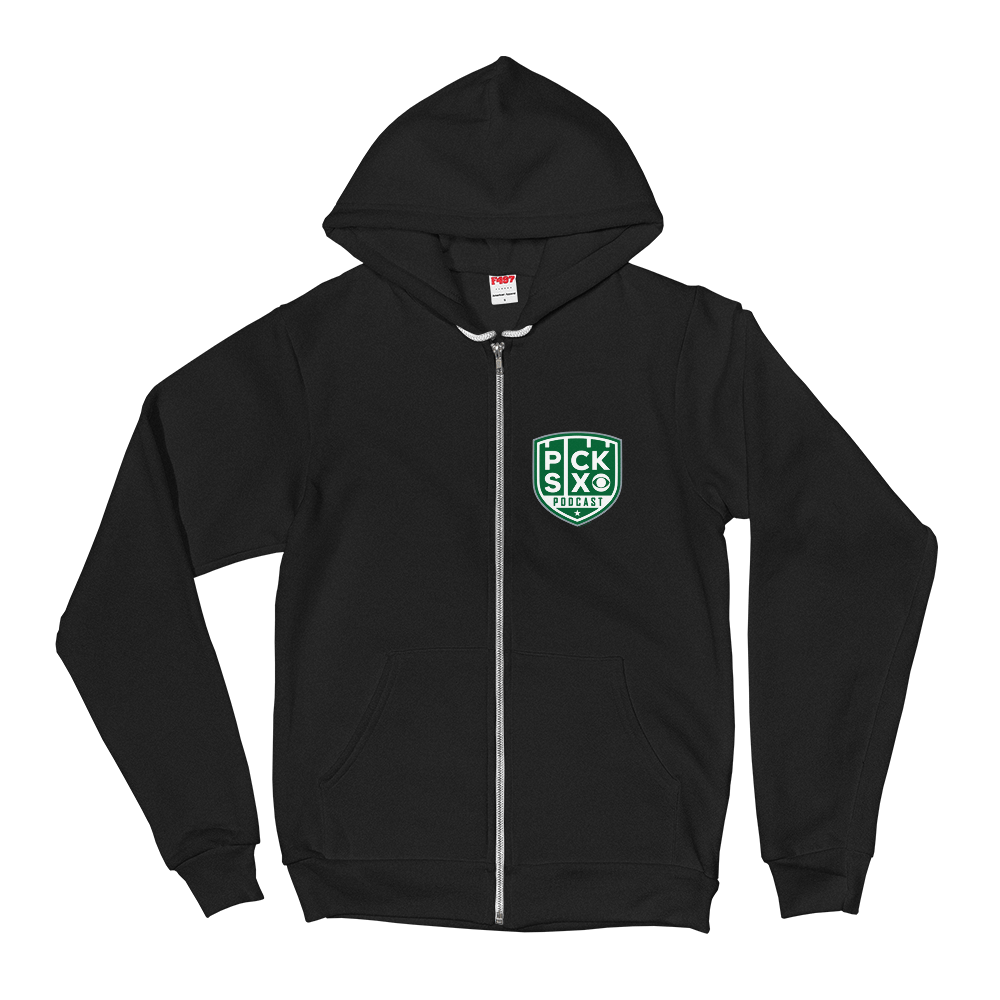 Pick Six Podcast Logo Zip Up Hooded Sweeatshirt – Paramount Shop