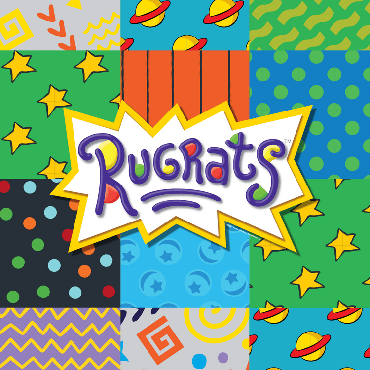Rugrats Pattern Grey Sherpa Blanket – Paramount Shop