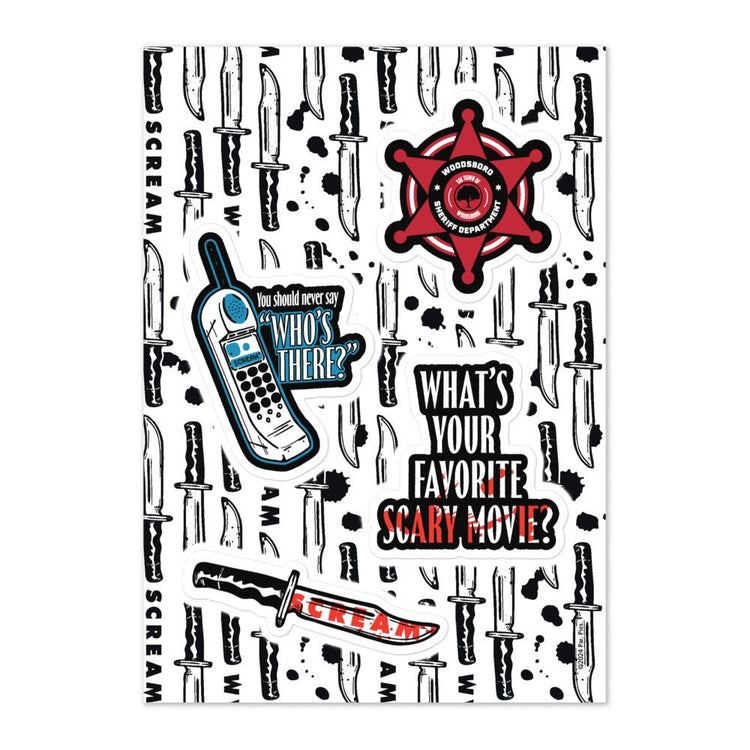 Scream Icons Sticker Sheet – Paramount Shop