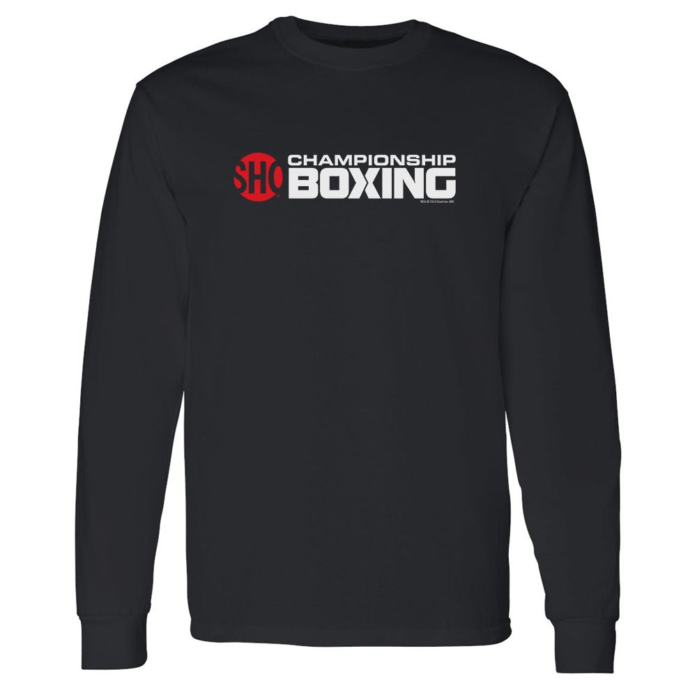SHO Championship Boxing Logo Adult Long Sleeve T-Shirt – Paramount Shop