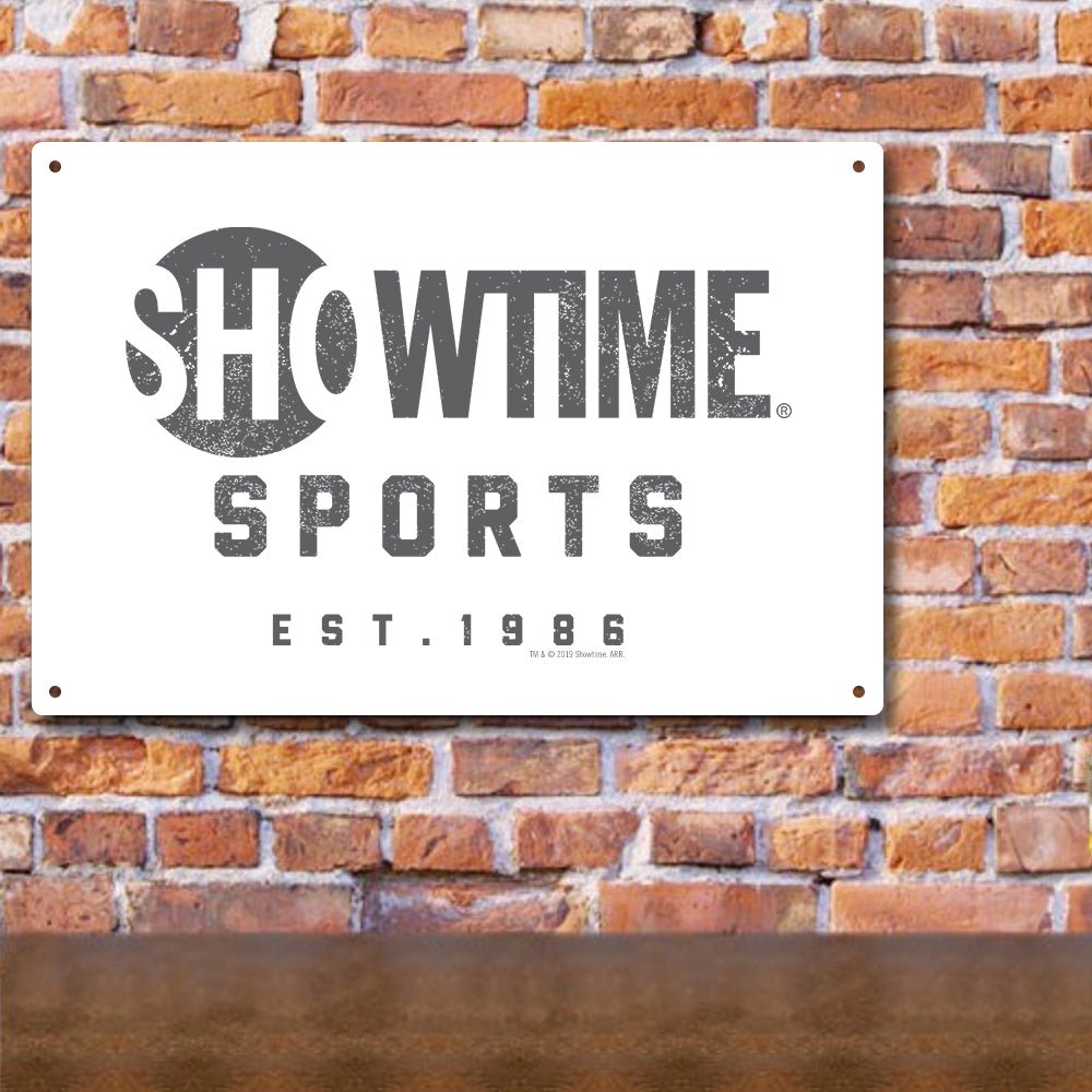 SHOWTIME Sport Est. 1986 Metallzeichen – Paramount Shop