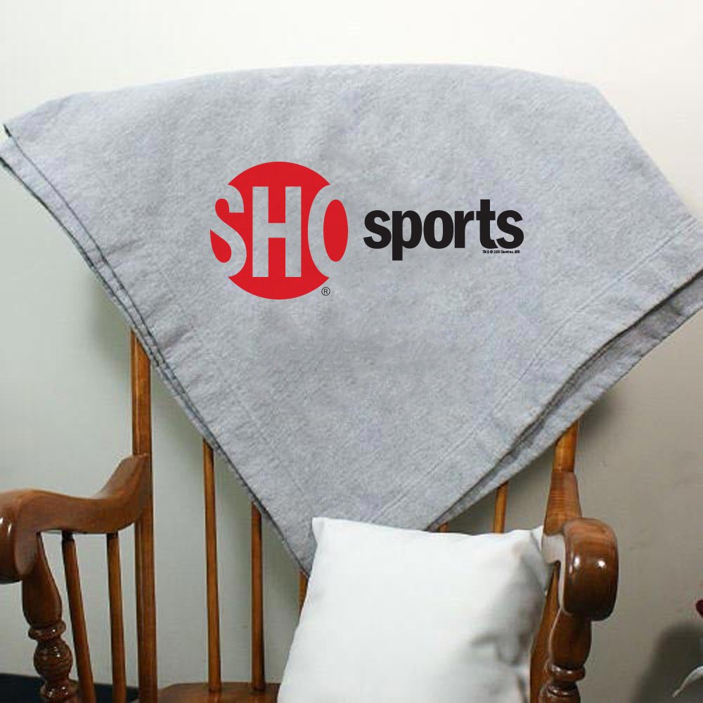 SHOWTIME Sport SHO Sport Red Bug Umriss Logo Sherpa-Decke mit Stickerei ...