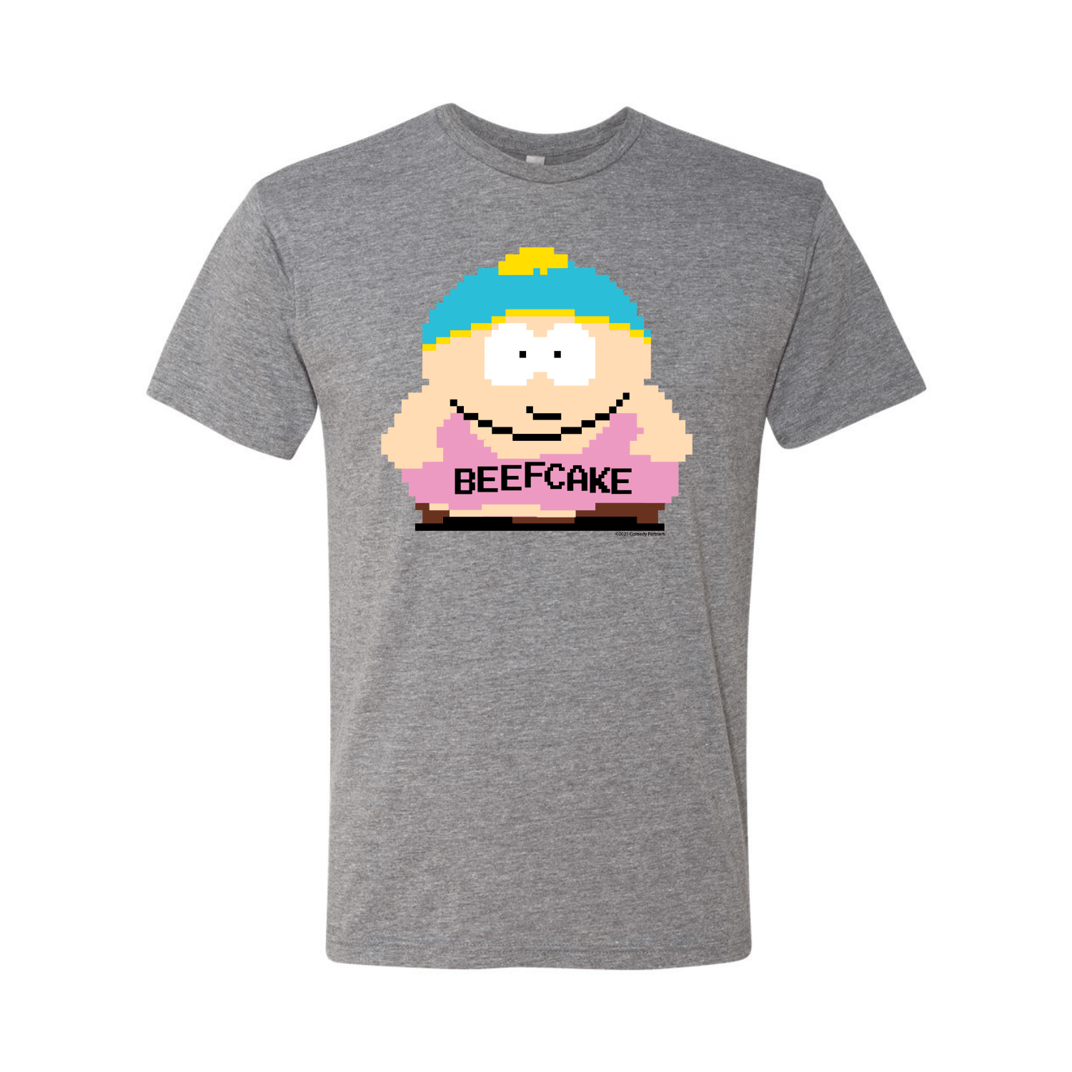 South Park Camiseta 8-Bit Cartman Beefcake Tri-Blend – Paramount Shop