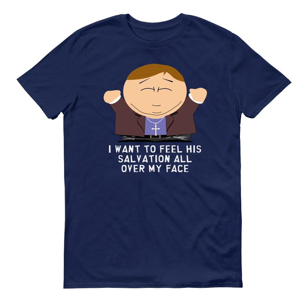 South Park Cartman Salvation All Over My Face Adult Short Sleeve T ...