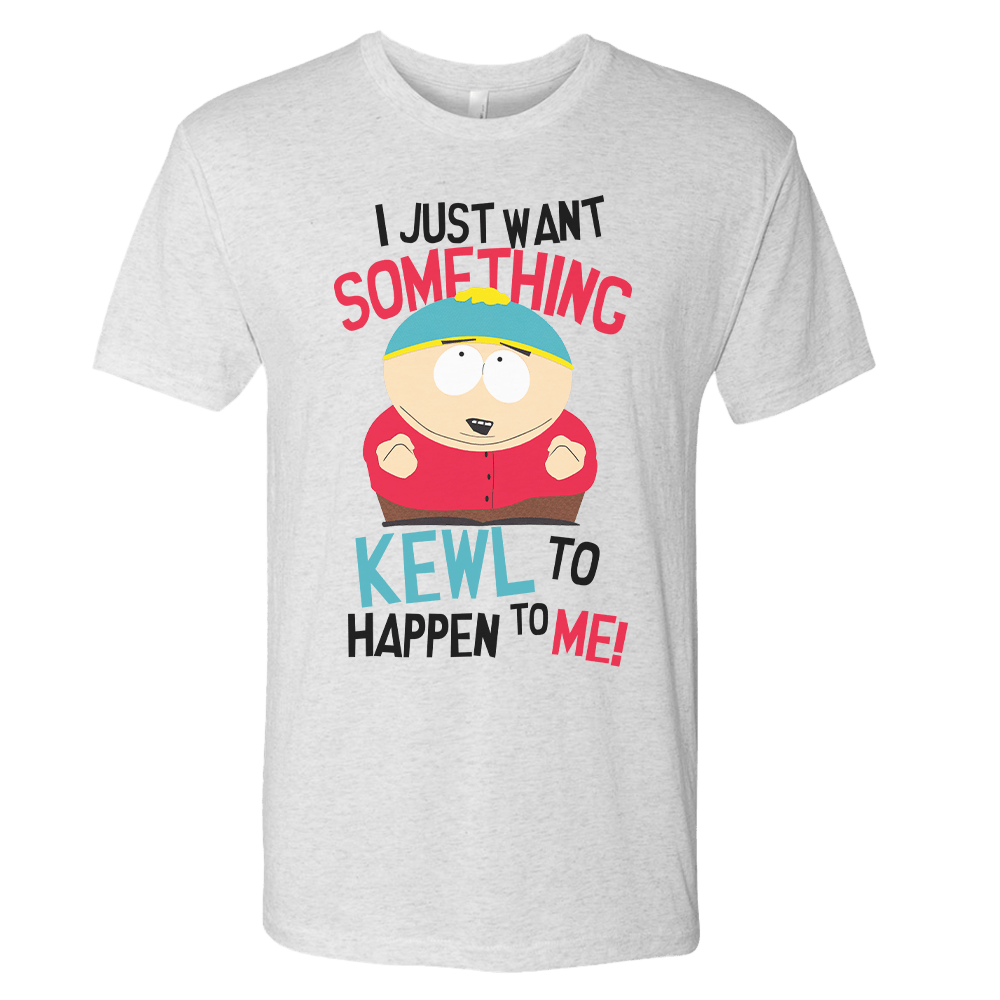 South Park T-shirt à manches courtes Cartman Something Kewl Tri-Blend ...
