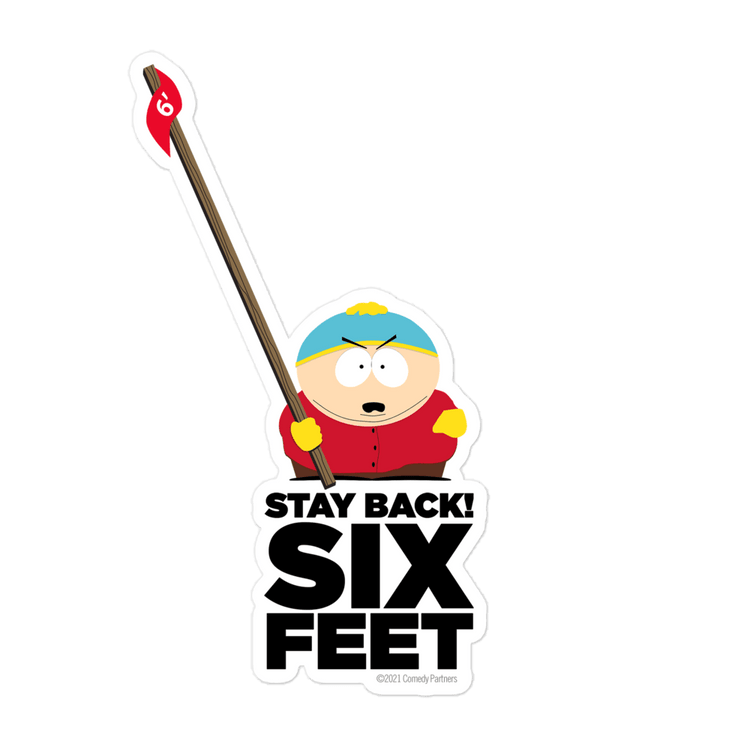 South Park Cartman Stay Back Die Cut Sticker – Paramount Shop