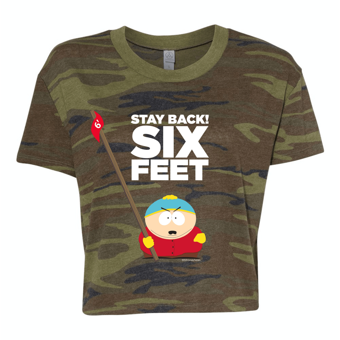South Park Cartman Stay Back Women's Jersey Crop T-Shirt – Paramount Shop