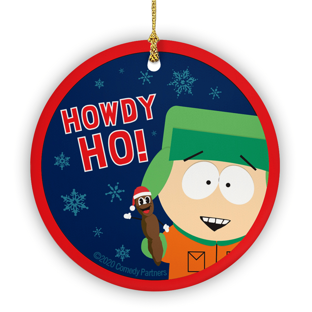South Park Howdy Ho Round Ceramic Ornament – Paramount Shop