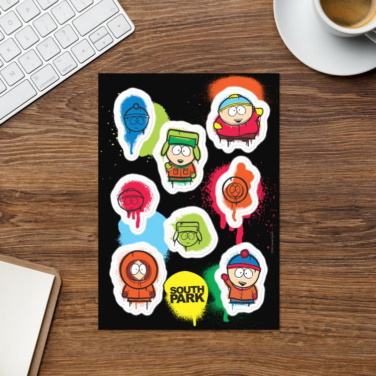 South Park Spray Paint Sticker Sheet – Paramount Shop