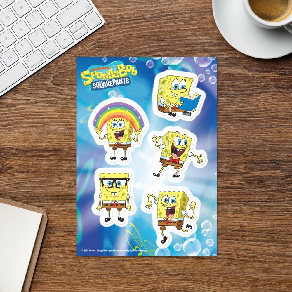 SpongBob SquarePants Sticker Sheet – Paramount Shop
