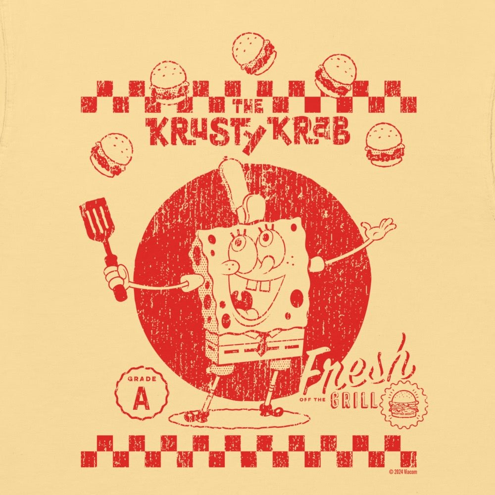 SpongeBob Krusty Krab Comfort Colors Pocket T-Shirt – Paramount Shop